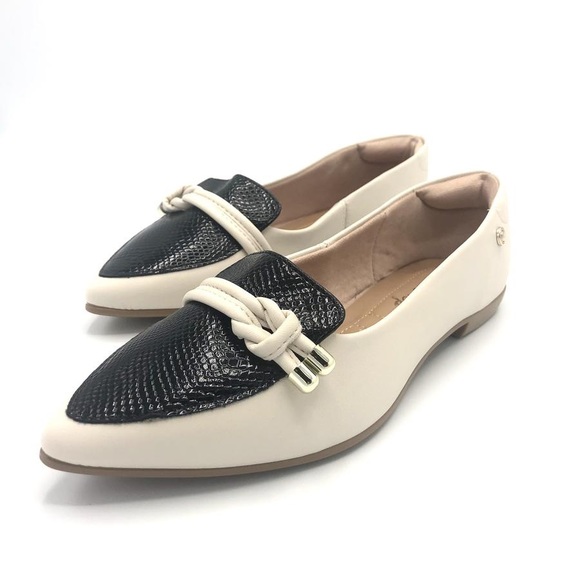 Soft Step | Shoes | Comfy Flat In Off White And Black | Poshmark